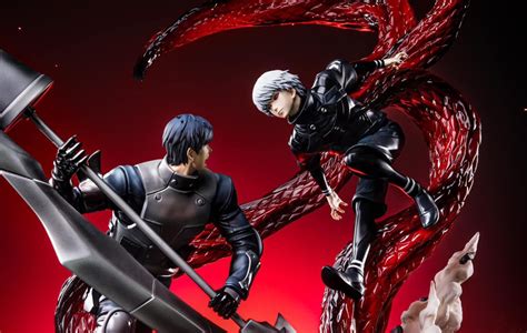 Tokyo Ghoul Ken Kaneki Vs Koutaru Amon 16 Scale Statue Spec