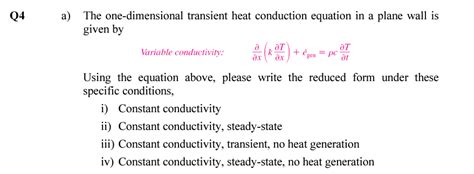 solved q4a ﻿the one dimensional transient heat conduction