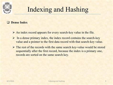Lec 1 Indexing And Hashing Pptx
