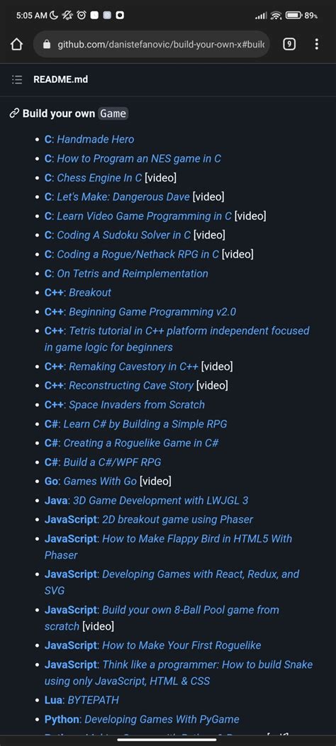 The Xiacodes Blog Build Your Own X Resource