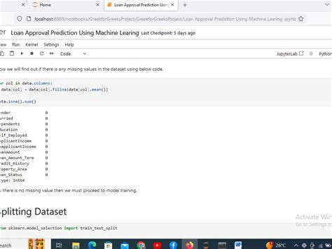 Loan Approval Prediction Using Machine Learing Upwork