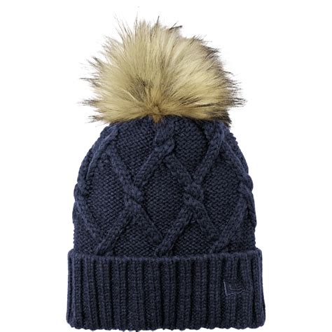 New Era ® Faux Fur Pom Beanie Kotis