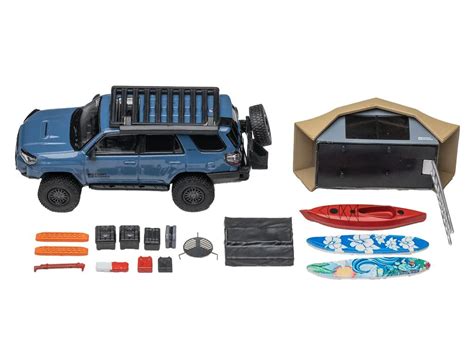 Limited Edition Toyota 4runner Trd Pro Overland Cavalry Blue Diecast