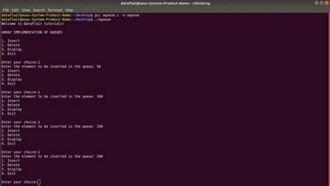 Queue In C C FIFO How Queues Are Implemented With Arrays Linked List DataFlair
