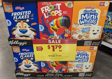 Kelloggs Cereal As Low As 129 At Kroger Iheartkroger