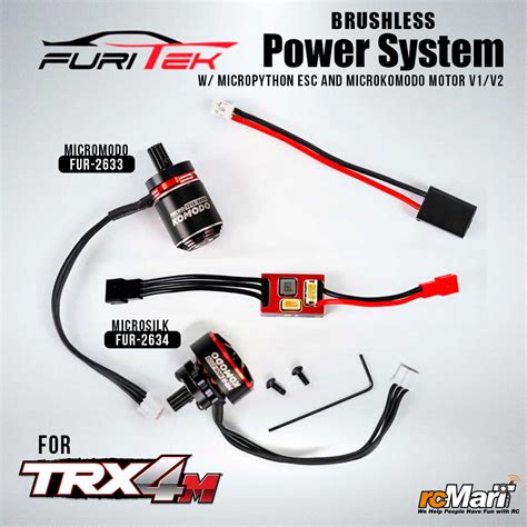 Rcmart香港 遙控模型 Furitek 新返 Micromodo And Microsilk 2025 無刷動力系統！ 專為 Trx