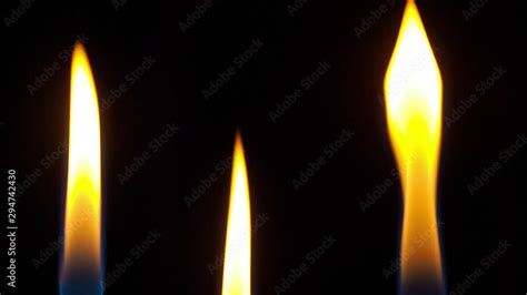 Methane Flame On Pilot Tube Preparation For Loboratory Of Scientific Test White Yellow And Blue