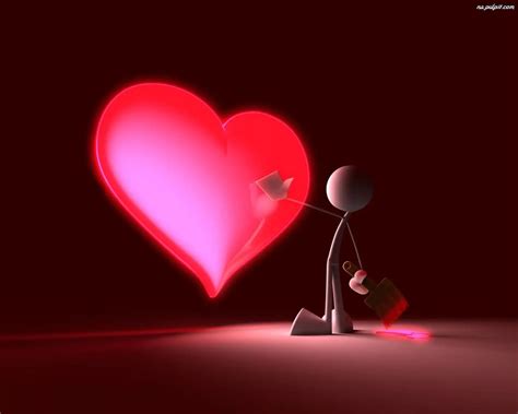 Serce Walentynki Ludzik Na Pulpit