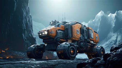 Premium Ai Image Asteroid Mining Resource Extraction Space Exploration Advanced Robotics