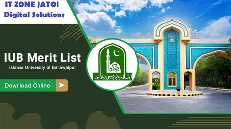 Muhammad Ukasha On Linkedin Islamia University Bahawalpur Uploaded 1st Merit List Of Different