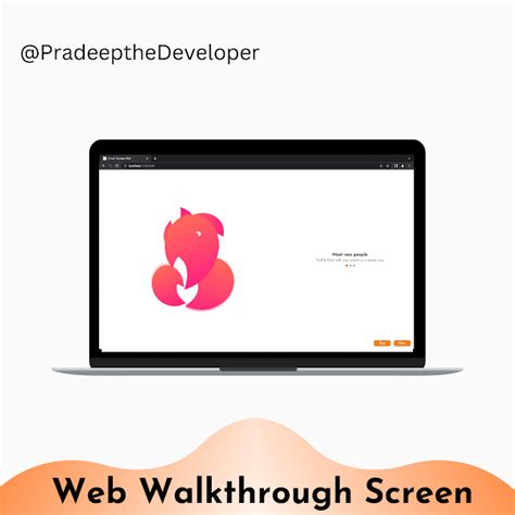 How To Design App Walkthrough Screen In Flutter Pradeepthedeveloper Mobile Application Developer