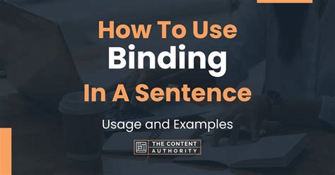 binding in a sentence adjective at melissa lindstrom blog