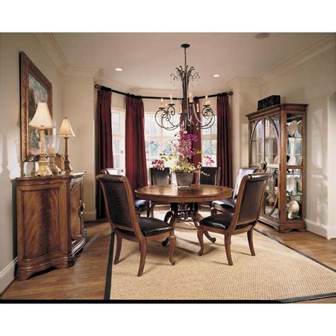 582 704 American Drew Furniture Round Dining Table