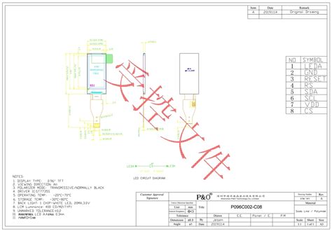 polcd 0 96 inch lcd 80 160 lcd module full color spi 4line ips small tft screen display