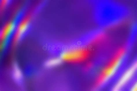 Holographic Abstract Background Rainbow Neon Halftone Foil Texture