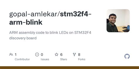 github gopal amlekar stm32f4 arm blink arm assembly code to blink
