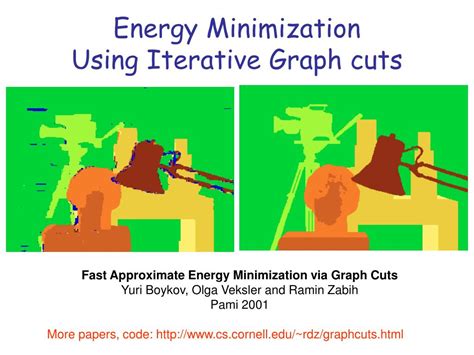 Ppt Stereo Computation Using Iterative Graph Cuts Powerpoint Presentation Id1309323