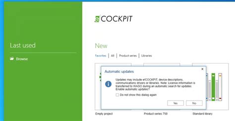 Wago E Cockpit Installation