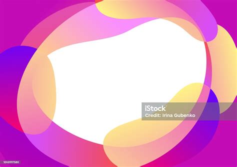 무지개 빛깔의 색상에 벡터 추상 화려한 그라데이션입니다 액체 유기 모양의 액체 효과 배경 템플릿 3차원 형태에 대한 스톡 벡터 아트 및 기타 이미지 Istock