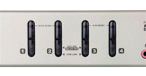 Aten Cs1734b 4 Port Usb 2 0 Kvmp Switch With Osd Cs1734b Bandh