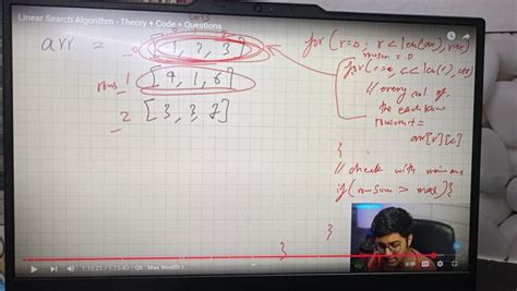 Learningneverstops Resilience Codingjourney 100daysofcode Linearsearch Kunalkushwaha Dsa