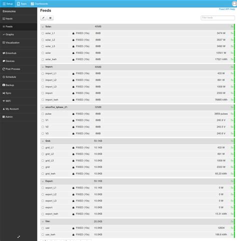 3 Phase Solar Consumption Emoncms Input Processing Emoncms OpenEnergyMonitor Community