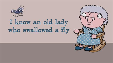 I Know An Old Lady Who Swallowed A Fly Bbc Teach