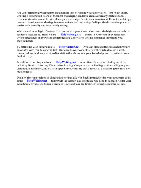 Napier University Dissertation Binding Pdf Bookbinding Books