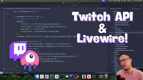 Twitch Api With Livewire 🧑🏻‍💻 Youtube