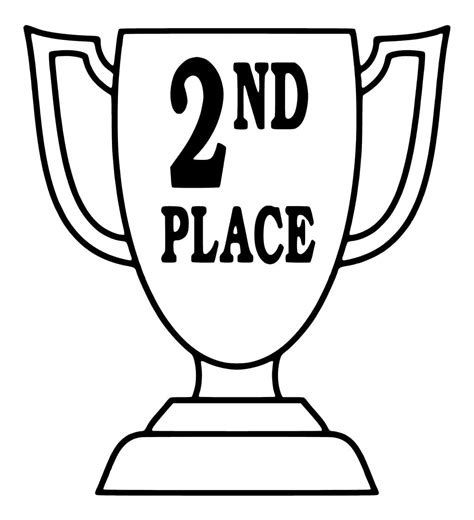 Trophy Coloring Pages Coloringlib