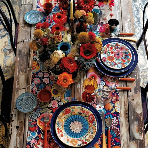 Eclectic Table Top Mixed Styles And Bold Statements Premium Ai