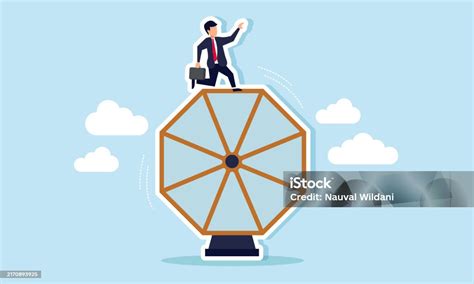 회전하는 관람차를 달리는 사업가 비즈니스 세계에서 끝없는 표준화를 쫓는 그림 개발에 대한 스톡 벡터 아트 및 기타 이미지 개발 개선 건축물 Istock