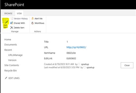 sharepoint classic how to create a link from item in sharepoint list