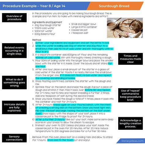How To Write Excellent Procedural Texts Literacy Ideas