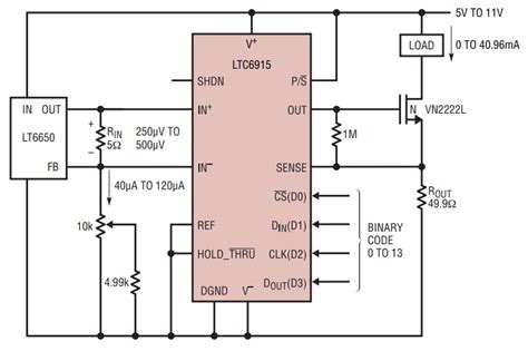 Simple Precise Instrumentation Amplifier Features Digitally Programmable Gains From 1 To 4096