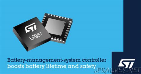stmicroelectronics makes lithium batteries perform better and last longer with high accuracy bms