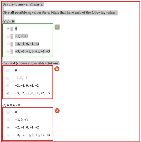 Solved Be Sure To Answer All Parts Determine Which Of The