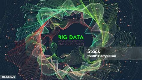 벡터 추상 다채로운 빅 데이터 정보 정렬 시각화 소셜 네트워크 복잡한 데이터베이스의 재무 분석 시각적 정보 복잡성 설명 복잡한 데이터 그래픽 0명에 대한 스톡 벡터 아트 및