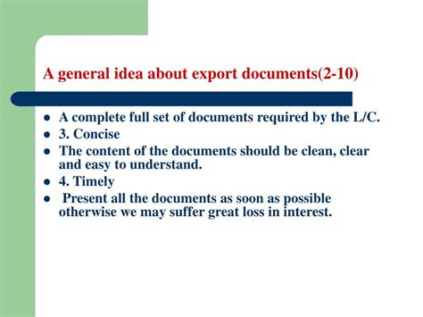 PPT Export Documents PowerPoint Presentation Free Download ID