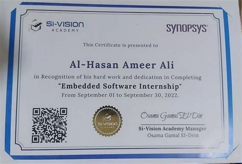 Al Hasan Sharaf El Deen On Linkedin Internship Intern Embeddedsystems Embedded