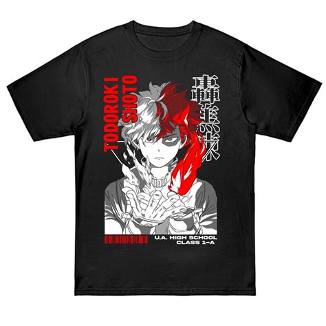 Jual Kaos Anime Boku No Hero Todoroki Shoto Shopee Indonesia