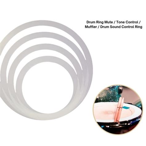 Drum Ring Tone Control Muffler Drum Sound Control Ring Shopee