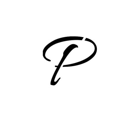 Printable Cursive P Letter PrintableLib