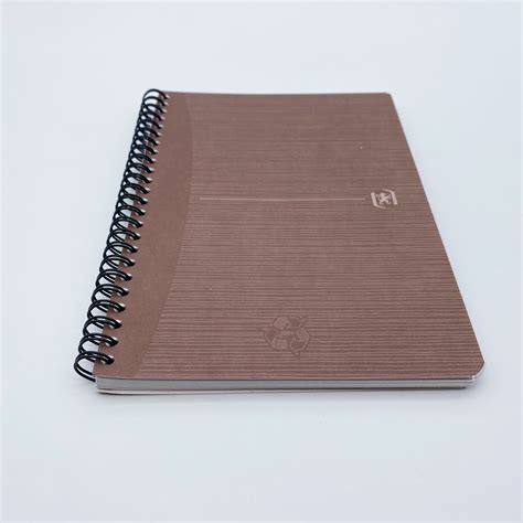 Oxford My Recup Cahier A5 à Spirale 180 Pages Ligné Moka