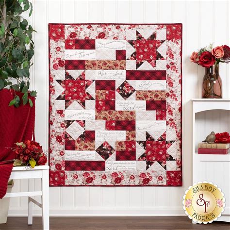 Comfort Of Psalms Quilt Kit Rory Shabby Fabrics Quilt Kit Quilt Kits