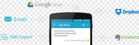 스마트 폰 휴대폰 문자 메시지 Mysms Evernote Dropbox 가제트 전자 제품 Png Pngegg