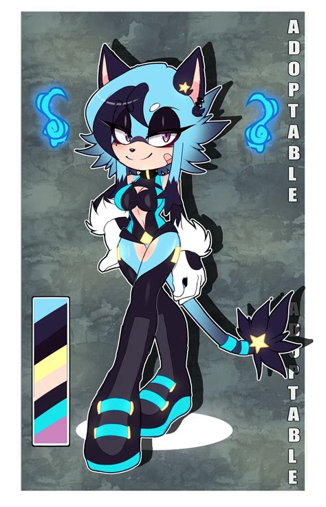 Closed Adoptable Sonic Cat Girl Blue By Phabershlev On Deviantart