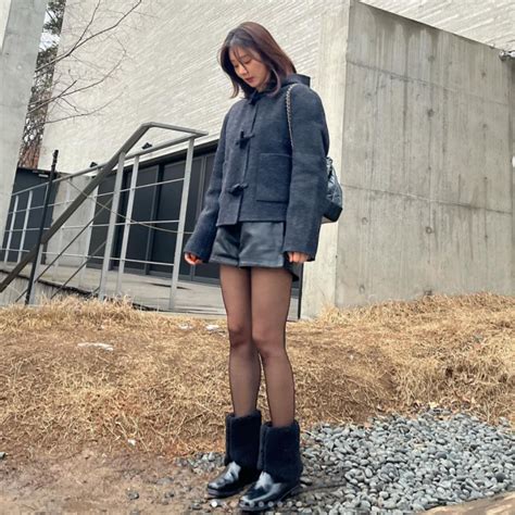 이주빈 여친룩 남자들이 좋아하는 여자패션 겨울 롱코트 숏더플코트 코디 브랜드는 네이버 블로그