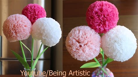 How To Make Paper Flowers With Tissue Paper