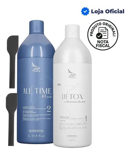 Zap Cosméticos Kit Escova Progressiva All Time Blue 1 L